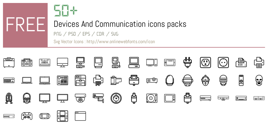 +50 Devices And Communication Svg Animations Packs Free Downloads ...