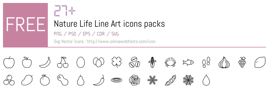 +27 Nature Life Line Art Svg Animations Packs Free Downloads ...