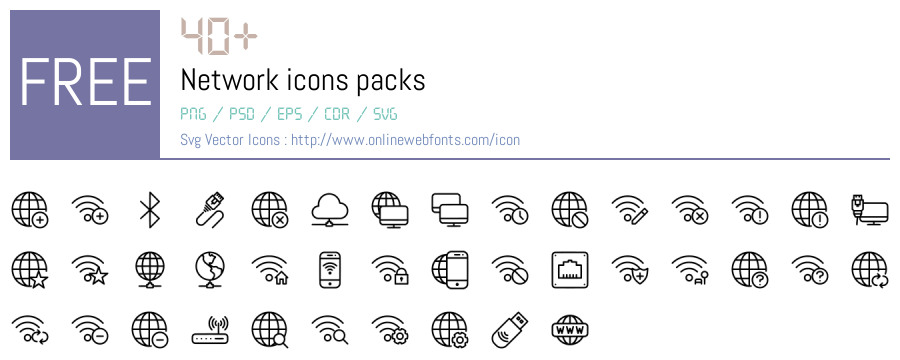 +40 Network Svg Animations Packs Free Downloads - OnlineWebFonts.COM