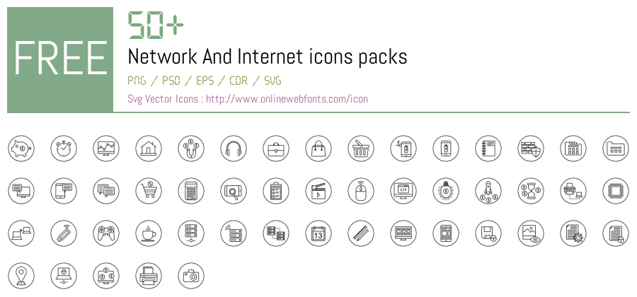+50 Network And Internet Svg Animations Packs Free Downloads ...