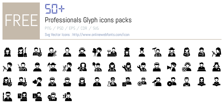 +50 Professionals Glyph Svg Animations Packs Free Downloads ...