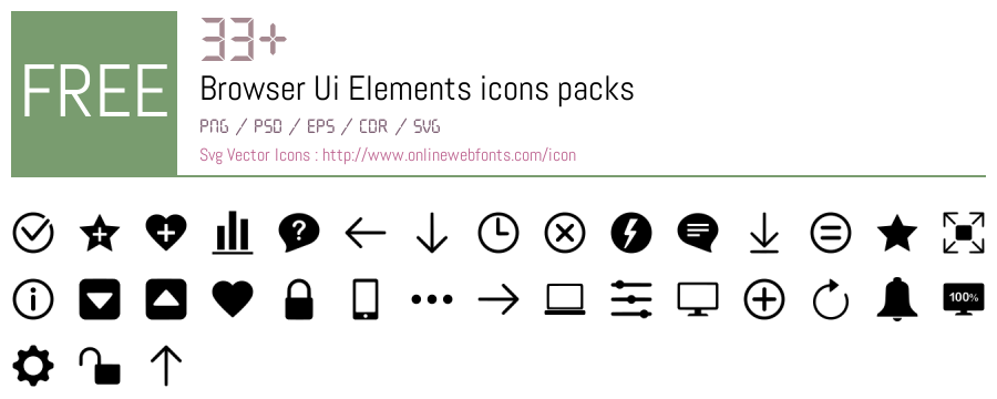 +33 Browser Ui Elements Svg Animations Packs Free Downloads ...