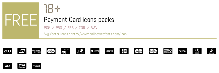 +18 Payment Card Svg Animations Packs Free Downloads - OnlineWebFonts.COM