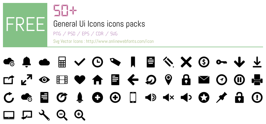 +50 General Ui Icons Svg Animations Packs Free Downloads ...