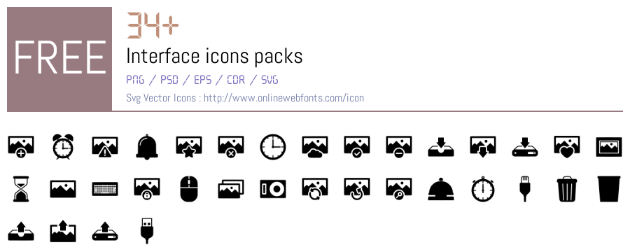 +34 Interface Svg Animations Packs Free Downloads - OnlineWebFonts.COM