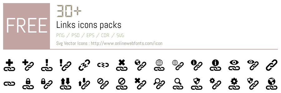 +30 Links Svg Animations Packs Free Downloads - OnlineWebFonts.COM