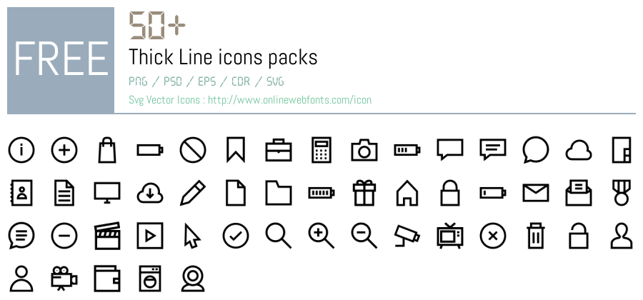 +50 Thick Line Svg Animations Packs Free Downloads - OnlineWebFonts.COM