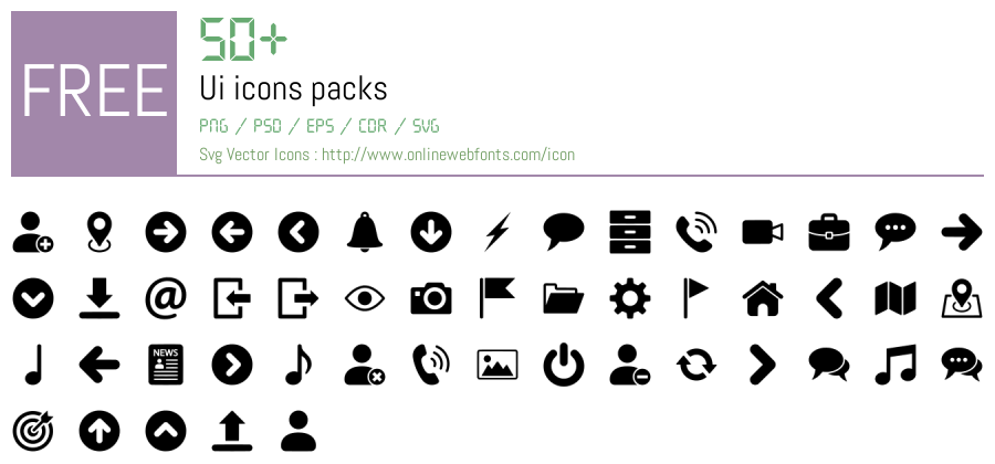 +50 Ui Svg Animations Packs Free Downloads - OnlineWebFonts.COM