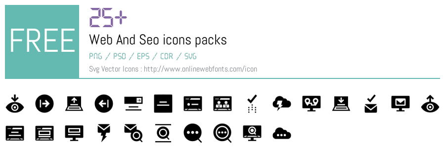 +25 Web And Seo Svg Animations Packs Free Downloads - OnlineWebFonts.COM