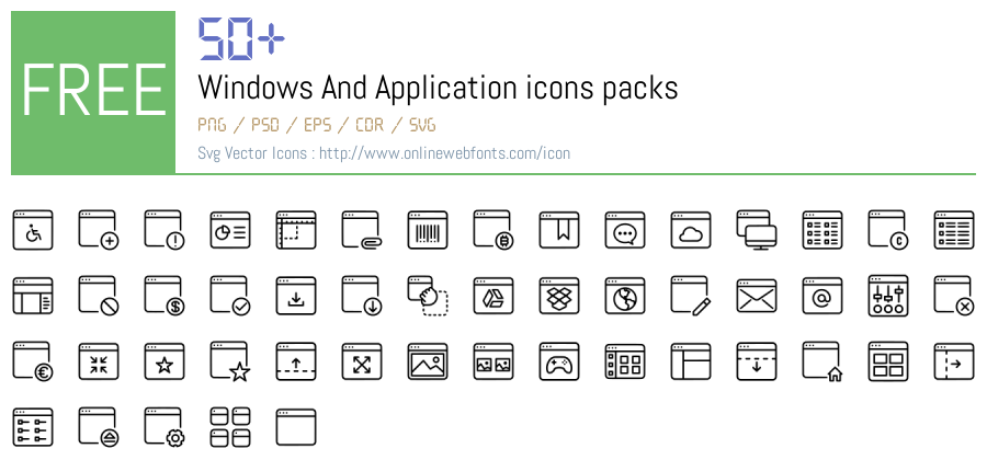 +50 Windows And Application Svg Animations Packs Free Downloads ...