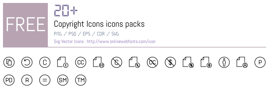 +20 Copyright Icons Svg Animations Packs Free Downloads ...