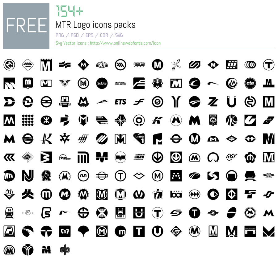 +154 MTR Logo Svg Animations Packs Free Downloads - OnlineWebFonts.COM
