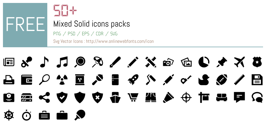 +50 Mixed Solid Svg Animations Packs Free Downloads - OnlineWebFonts.COM