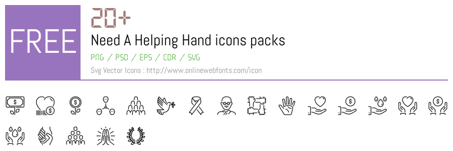 +20 Need A Helping Hand Svg Animations Packs Free Downloads ...