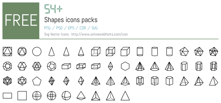 +54 Shapes Svg Animations Packs Free Downloads - OnlineWebFonts.COM