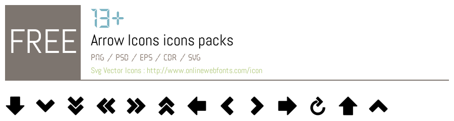 +13 Arrow Icons Svg Animations Packs Free Downloads - OnlineWebFonts.COM