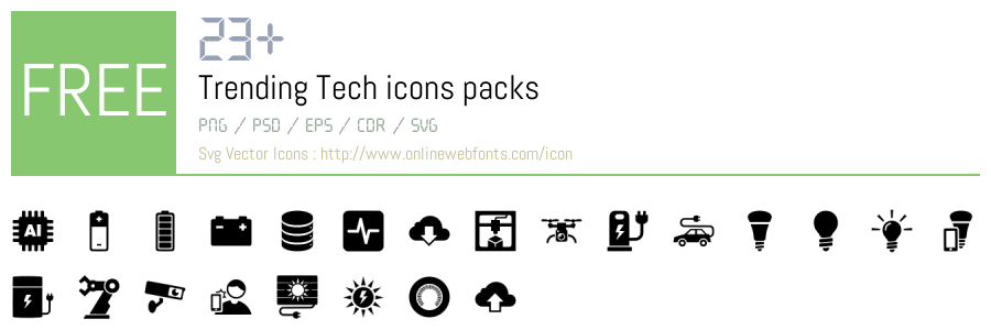 +23 Trending Tech Svg Animations Packs Free Downloads - OnlineWebFonts.COM