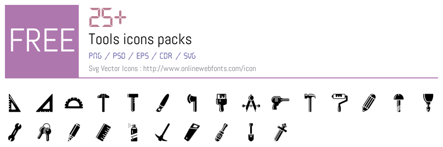 +25 Tools Svg Animations Packs Free Downloads - OnlineWebFonts.COM