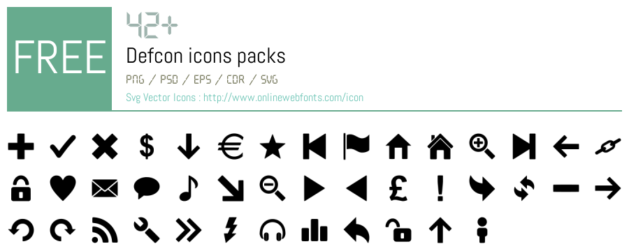 +42 Defcon Svg Animations Packs Free Downloads - OnlineWebFonts.COM