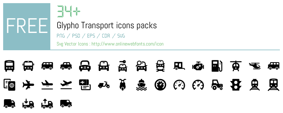 +34 Glypho Transport Svg Animations Packs Free Downloads ...