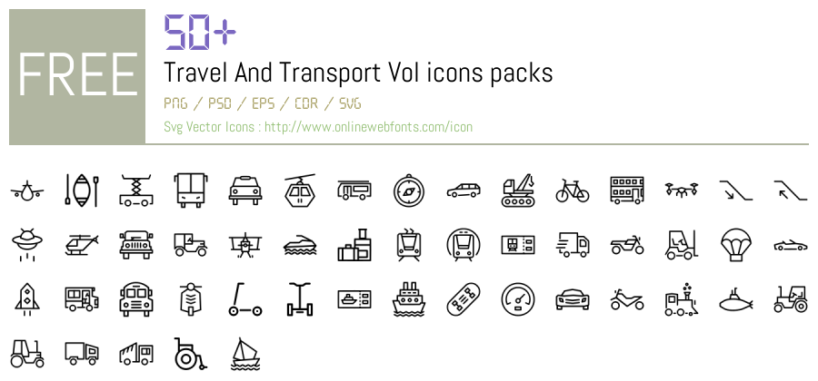 +50 Travel And Transport Vol Svg Animations Packs Free Downloads ...