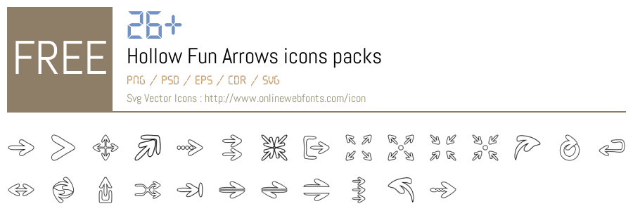 +26 Hollow Fun Arrows Svg Animations Packs Free Downloads ...