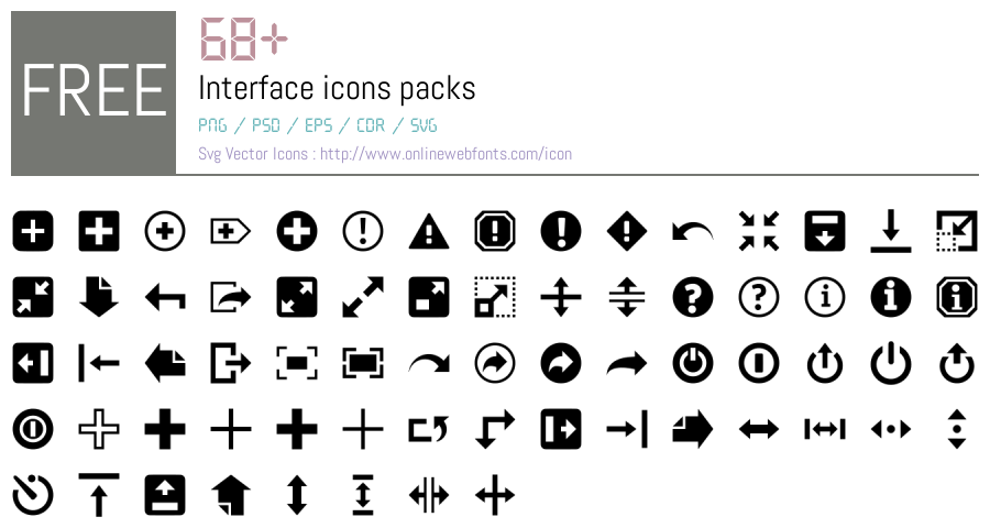 +68 Interface Svg Animations Packs Free Downloads - OnlineWebFonts.COM