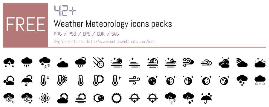 +42 Weather Meteorology Svg Animations Packs Free Downloads ...