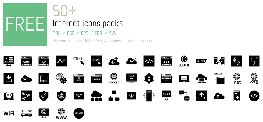 +50 Internet Svg Animations Packs Free Downloads - OnlineWebFonts.COM
