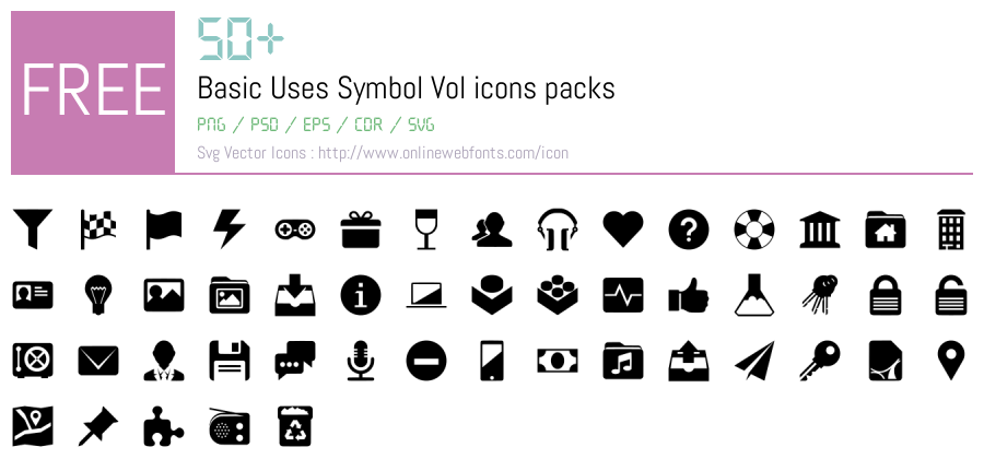 +50 Basic Uses Symbol Vol Svg Animations Packs Free Downloads ...