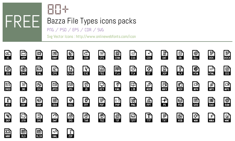 +80 Bazza File Types Svg Animations Packs Free Downloads ...