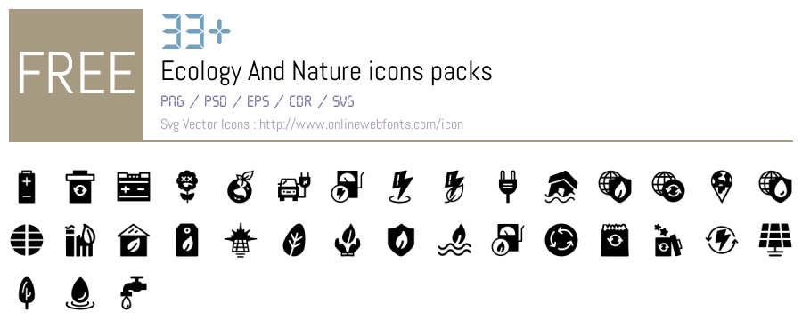 +33 Ecology And Nature Svg Animations Packs Free Downloads ...