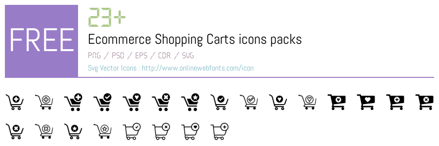 +23 Ecommerce Shopping Carts Svg Animations Packs Free Downloads ...