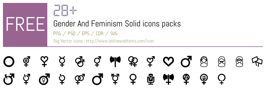 +28 Gender And Feminism Solid Svg Animations Packs Free Downloads ...