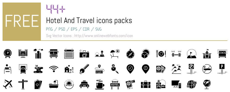 +44 Hotel And Travel Svg Animations Packs Free Downloads ...