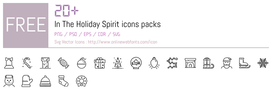 +20 In The Holiday Spirit Svg Animations Packs Free Downloads ...