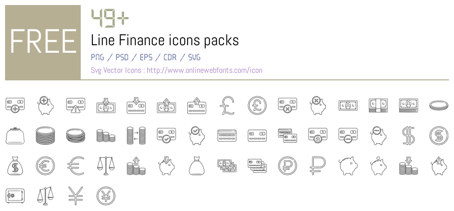 +49 Line Finance Svg Animations Packs Free Downloads - OnlineWebFonts.COM