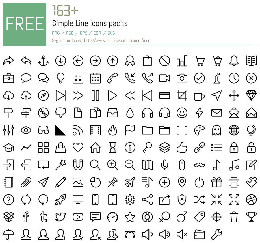 +163 Simple Line Svg Animations Packs Free Downloads - OnlineWebFonts.COM