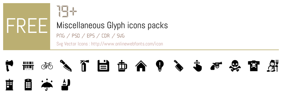 +20 Miscellaneous Glyph Svg Animations Packs Free Downloads ...