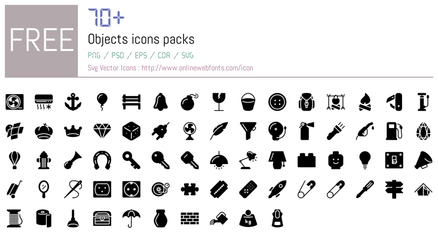 +70 Objects Svg Animations Packs Free Downloads - OnlineWebFonts.COM