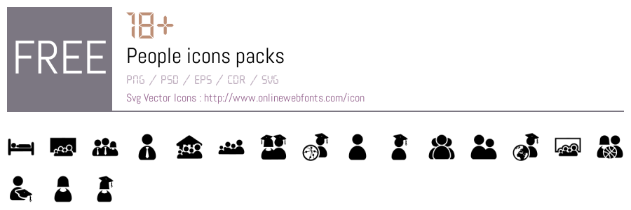 +18 People Svg Animations Packs Free Downloads - OnlineWebFonts.COM