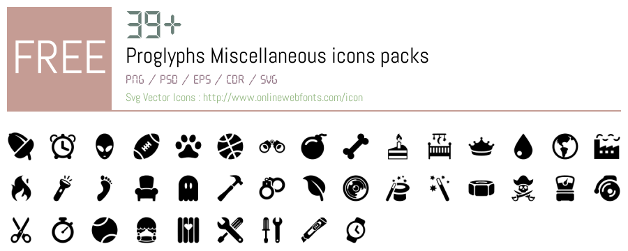 +39 Proglyphs Miscellaneous Svg Animations Packs Free Downloads ...