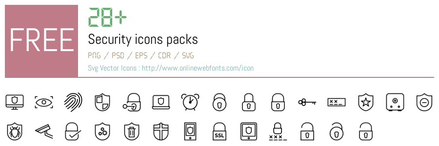 +28 Security Svg Animations Packs Free Downloads - OnlineWebFonts.COM