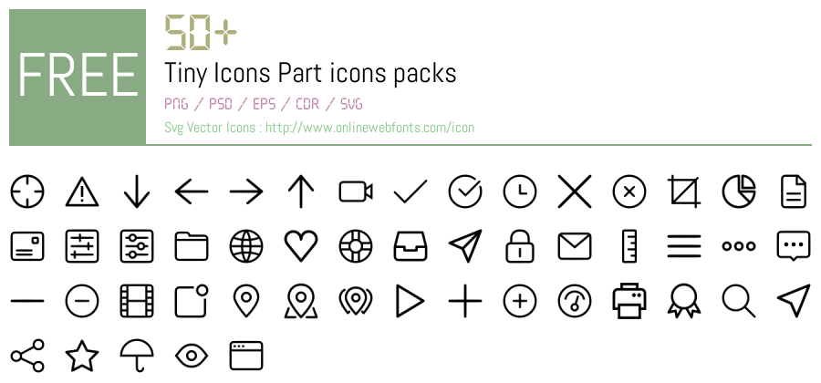 +50 Tiny Icons Part Svg Animations Packs Free Downloads ...