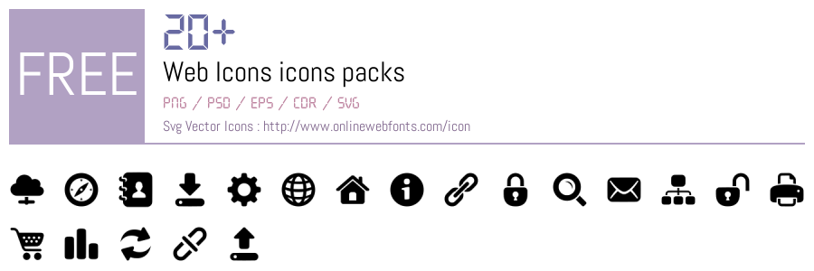 +20 Web Icons Svg Animations Packs Free Downloads - OnlineWebFonts.COM