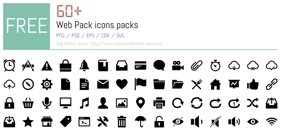 +60 Web Pack Svg Animations Packs Free Downloads - OnlineWebFonts.COM