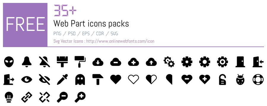 +35 Web Part Svg Animations Packs Free Downloads - OnlineWebFonts.COM