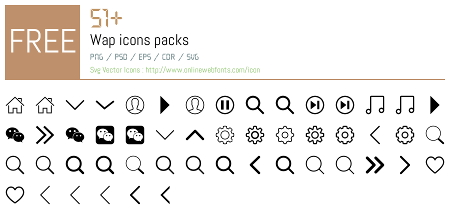 +51 Wap Svg Animations Packs Free Downloads - OnlineWebFonts.COM