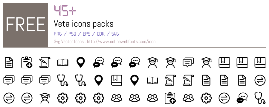 +45 Veta Svg Animations Packs Free Downloads - OnlineWebFonts.COM