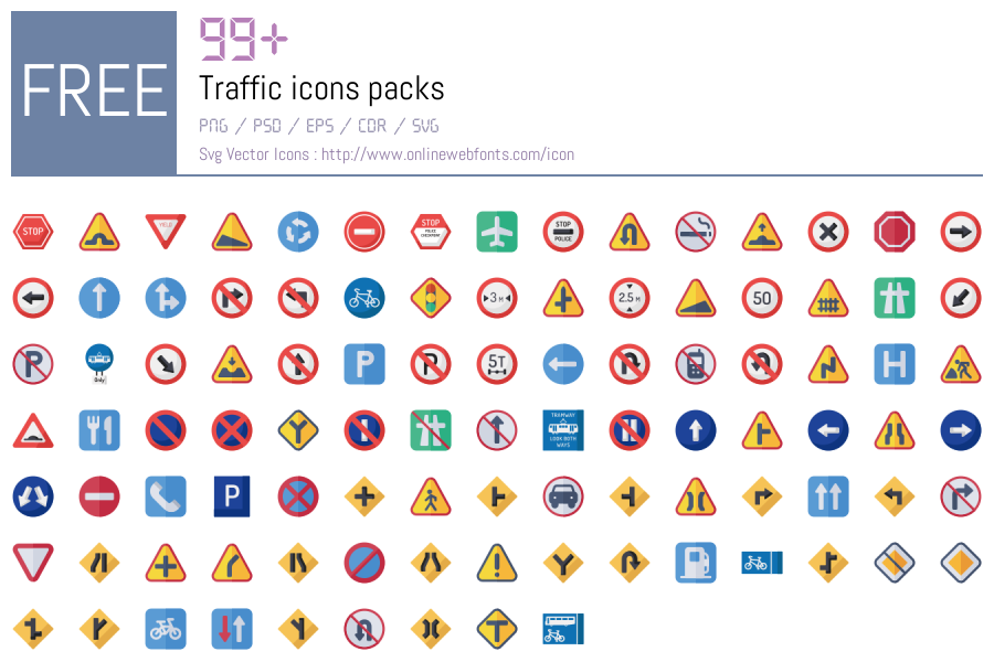 +99 Traffic Svg Animations Packs Free Downloads - OnlineWebFonts.COM